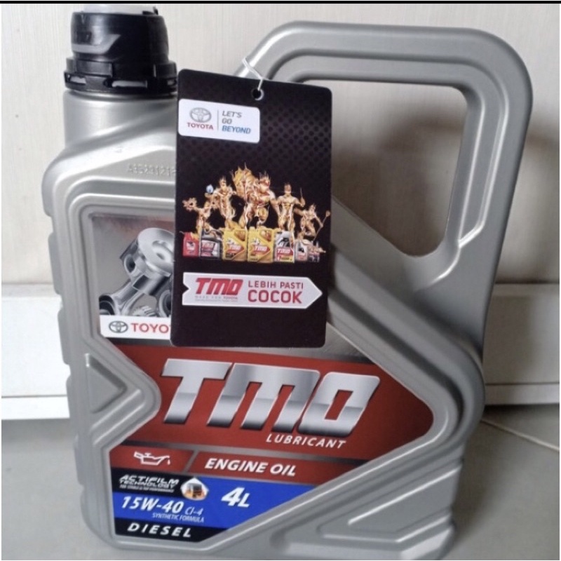 Jual OLI MOBIL DIESEL TMO TOYOTA SAE 15W-40 SN 4L 4000ML | Shopee Indonesia