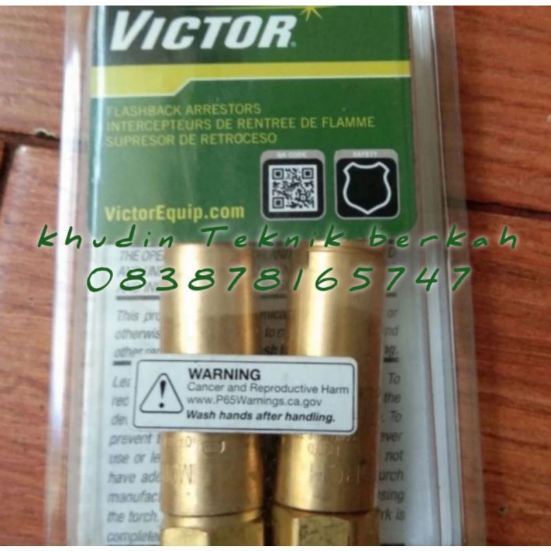 Jual Regulator Flashback Arrestor VICTOR FBR-2 0656 - 0006 | Shopee ...