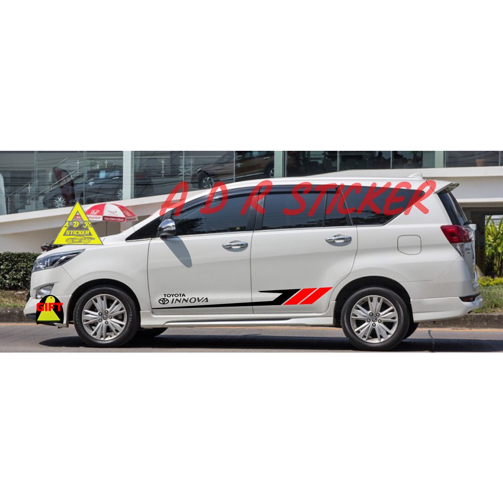 Jual NEW STICKER MOBIL TOYOTA INNOVA STICKER STIKER MOBIL INNOVA LIST ...