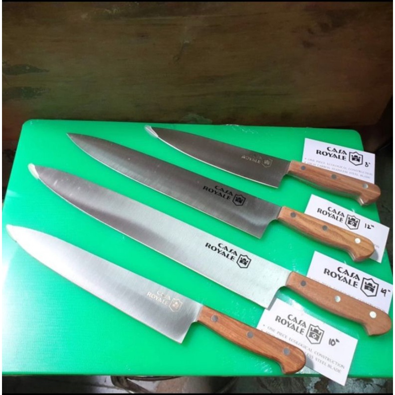 Jual (HIGH QUALITY) Pisau Chef Deluxe Casa Royale Knife (IWASAKA ...