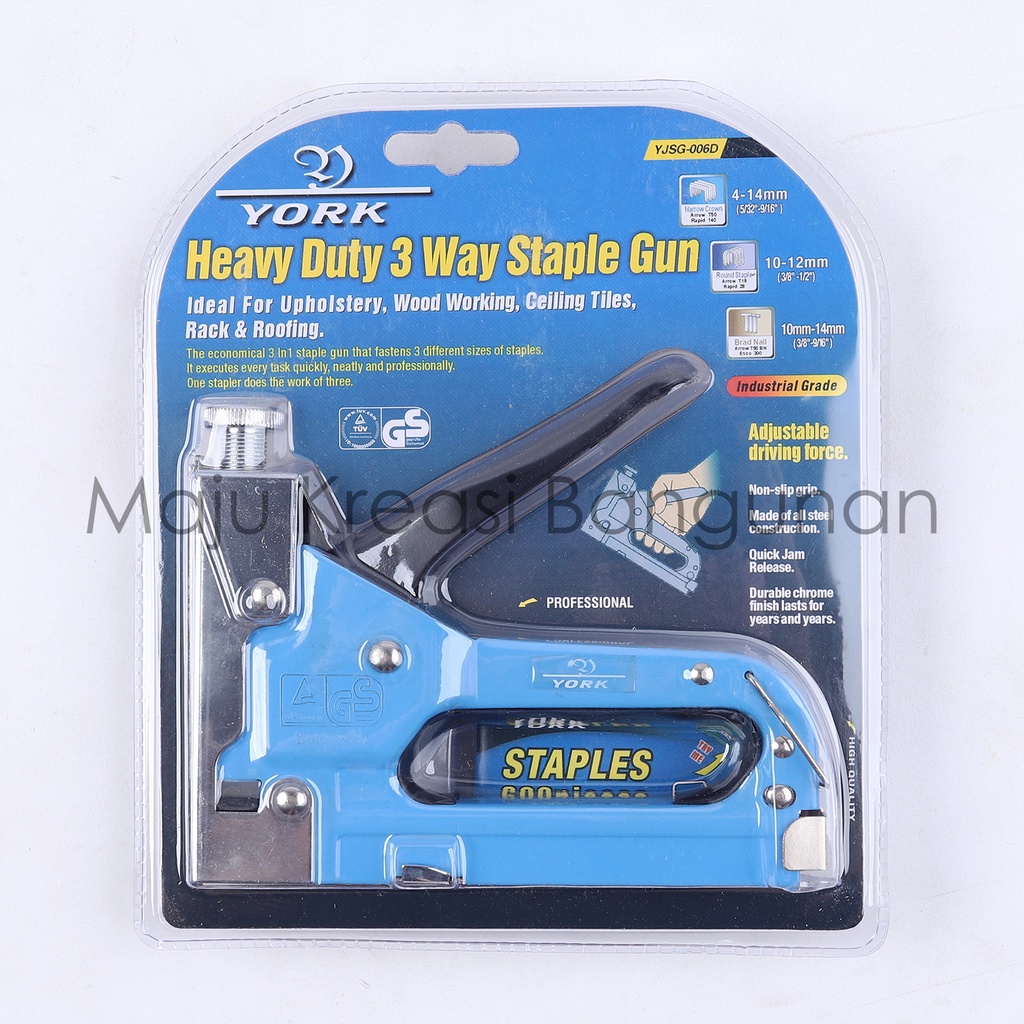 Jual Staple Gun 3 Way Pistol Tembak Staples Stapler 3 in 1 Jok Kulit ...