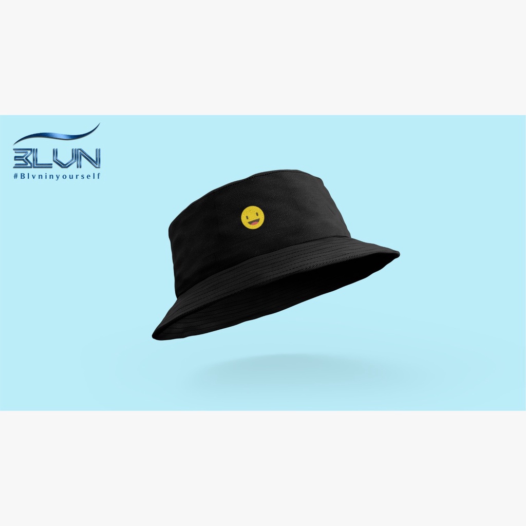 Jual Christie x BLVN Bucket Hat Emoticon | Shopee Indonesia