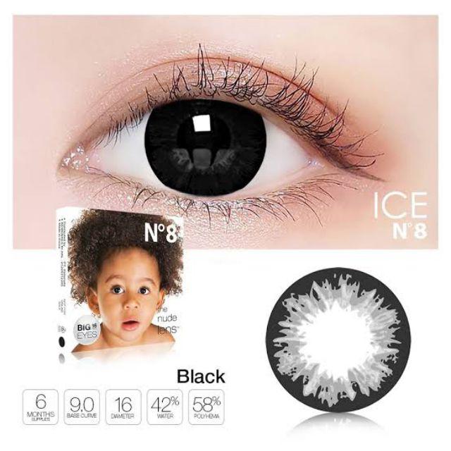 Jual SOFTLENS ICE N8 / NORMAL & MINUS (-0.50 s/d -6.00) BIG EYES / 16MM ...