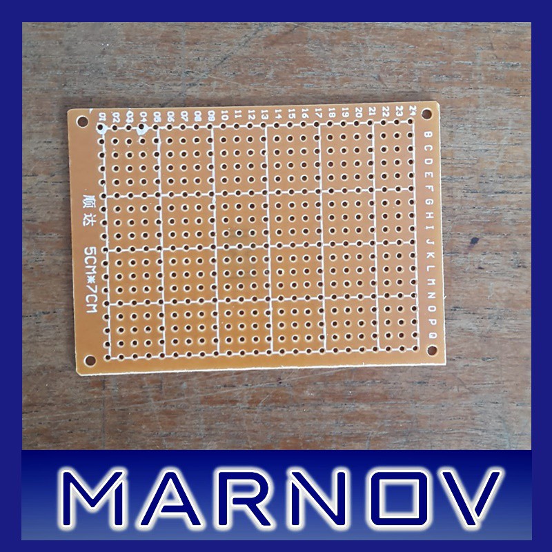 Jual PCB Dot Matrix Bolong 5 x 7 cm 5x7 Prototype Matriks 2.54mm ...