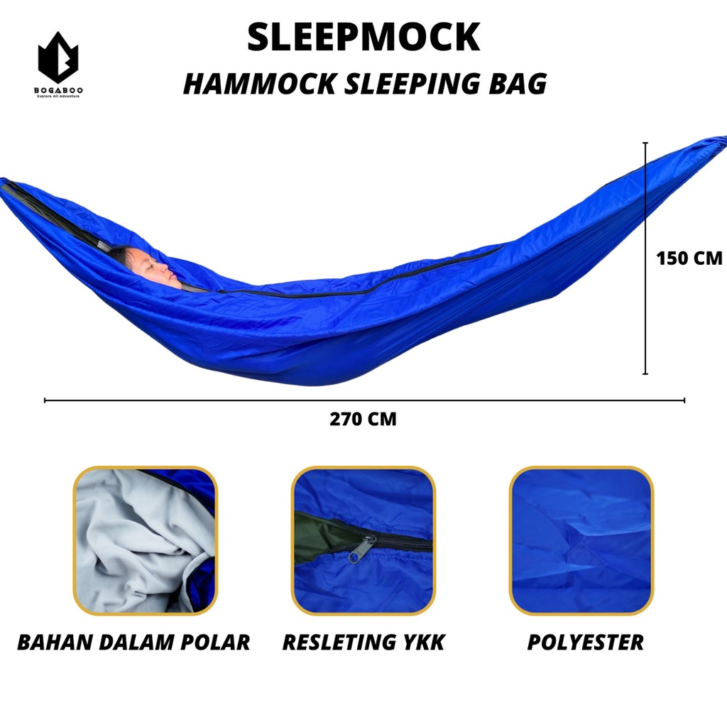 Jual BISA COD Sleepmock - Sleeping Bag Hammock 2 in 1 - Tempat Tidur ...