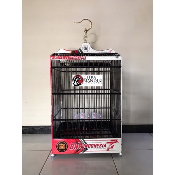 Jual Sangkar Kandang Burung Kotak No 2 BNR Decal Indonesia 77 Original ...