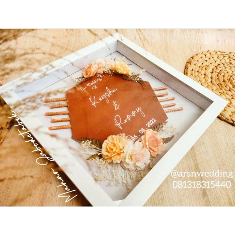 Jual Bingkai Mahar 3D Pigura 3D Frame 3D Simbolis Mahar Uang Mahar ...