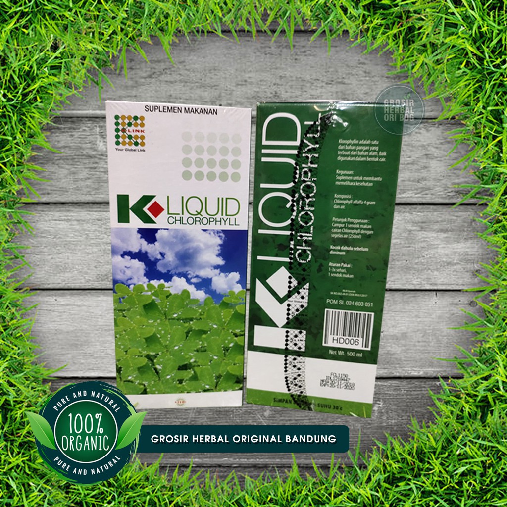Jual Klink Liquid Chlorophyll Original 500ml | Shopee Indonesia