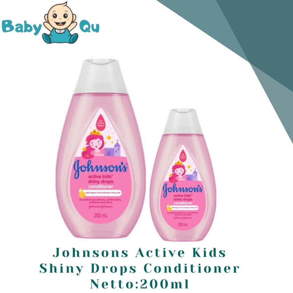 Jual JOHNSON'S Active Kids Shiny Drops Conditioner 200ml | Shopee Indonesia