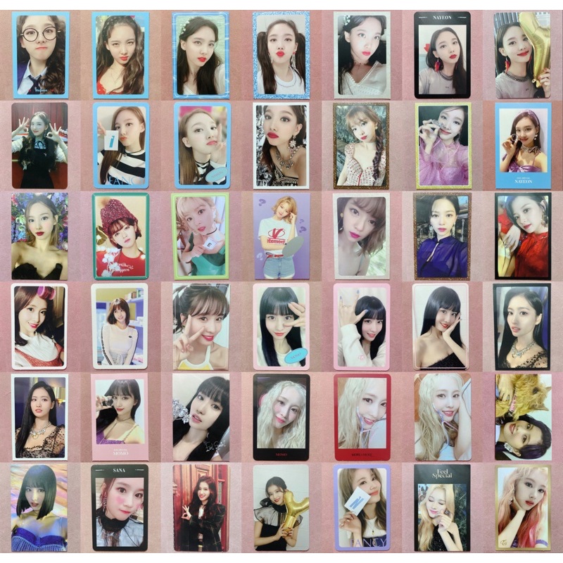 Jual Twice Nayeon Jeongyeon Momo Sana Official Photocard - Eyes Wide Open More & Feel Special ...
