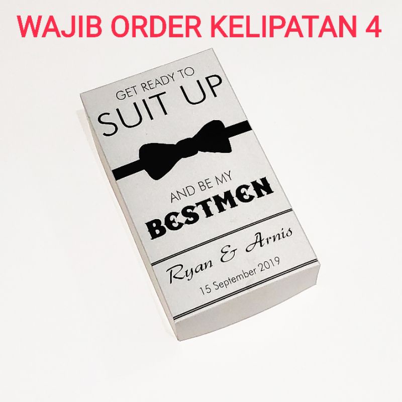 Jual box dasi groomsmen (wajib order kelipatan 4) | Shopee Indonesia