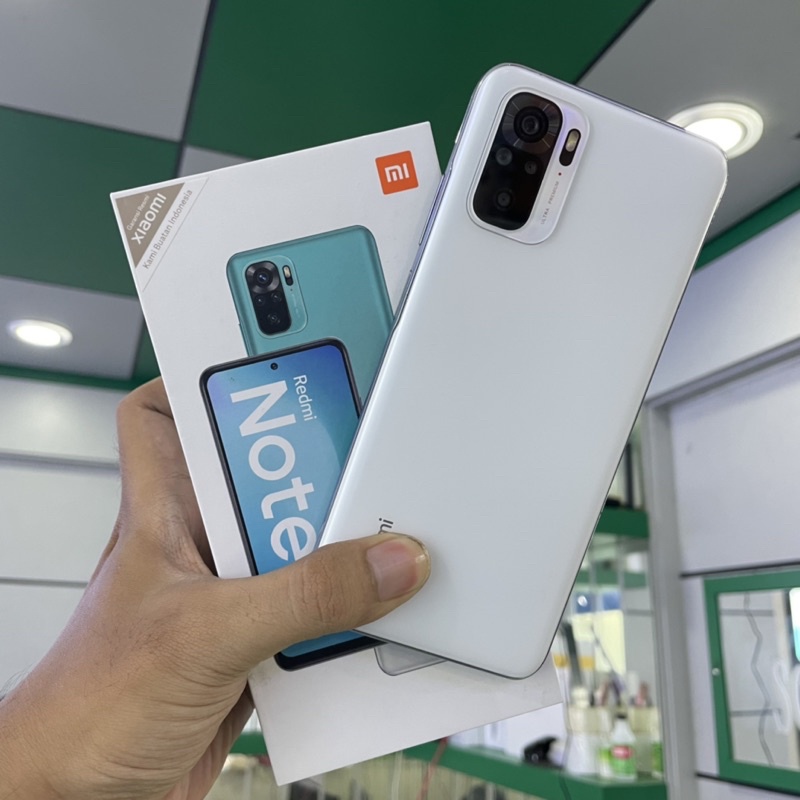 Jual redmi note 10 ram 4gb second bekas pakai fullset original mulus ...