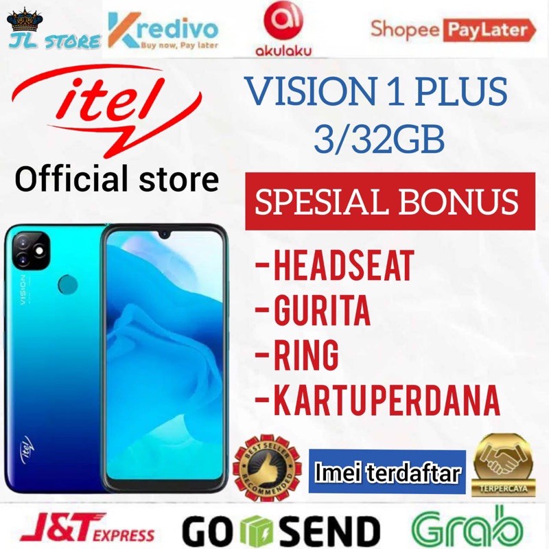 Jual iTel Vision 1 plus by infinix RAM 3/32GB GARANSI RESMI | Shopee ...