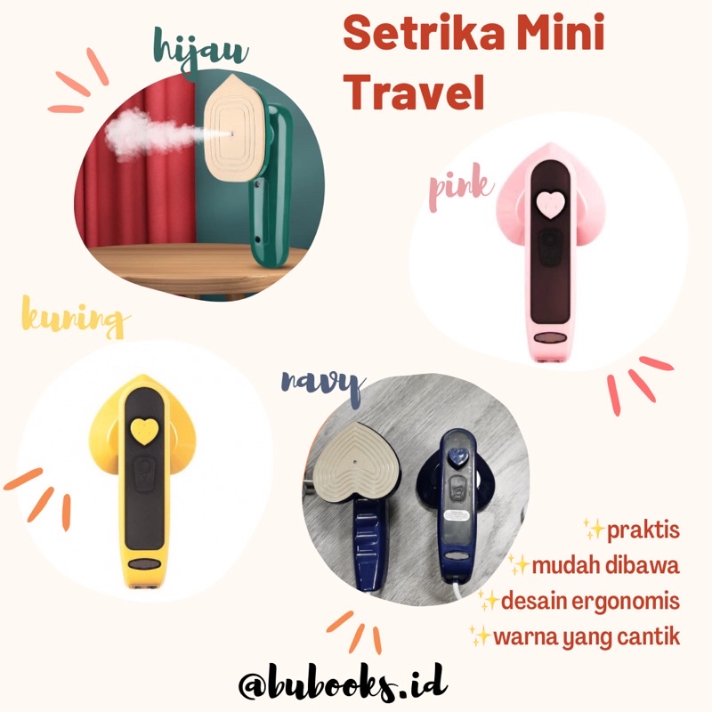 Jual Setrika Mini Travel / Setrika Travelling Portable / Mini Electric ...