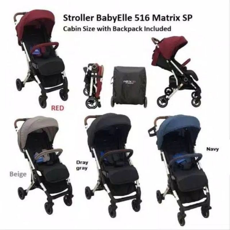 Jual Baby Elle Stroller Matrix 516 Kereta Dorong Bayi | Shopee Indonesia