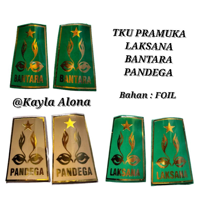 Jual EVOLET / TKU PRAMUKA LAKSANA BANTARA PANDEGA ( Bahan FOIL ) | Shopee Indonesia