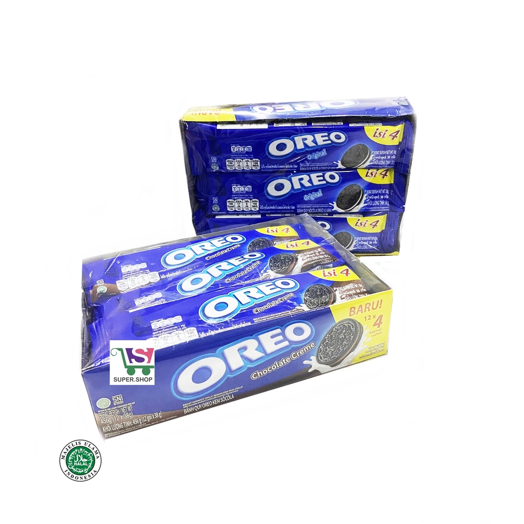 Jual OREO Pack Vanilla / Chocolate (isi 12 bungkus) | Shopee Indonesia