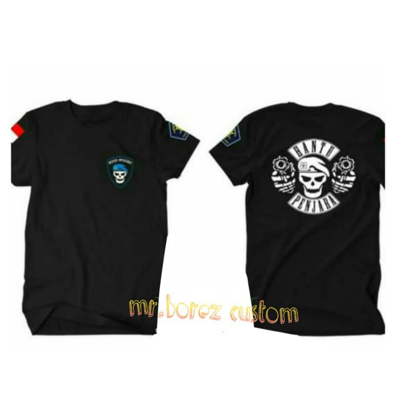 Jual Kaos Polisi Hantu Penjara / Kaos Pria / Kaos Lengan Pendek Pria ...