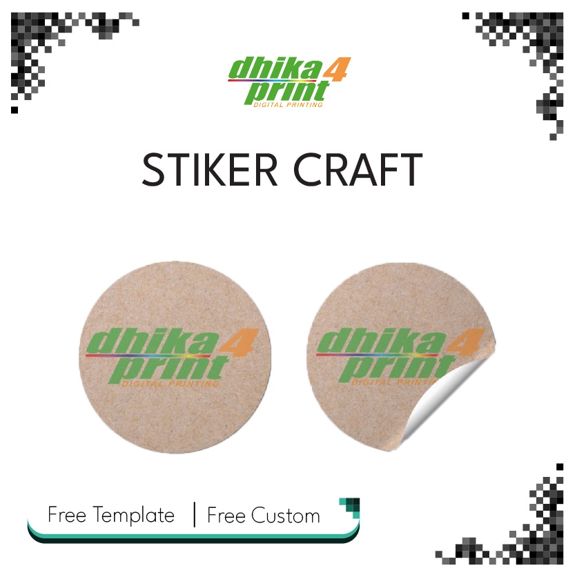 Jual Cetak Stiker Craft A3 cutting label makanan dan minuman | Shopee ...