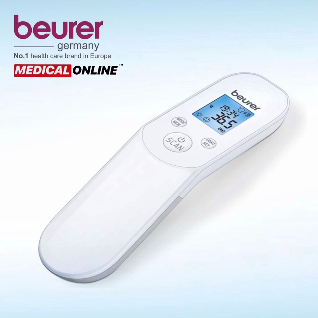 Jual BEURER FT85 FT-85 THERMOMETER INFRARED NON CONTACT MEDICAL ONLINE MEDICALONLINE | Shopee ...
