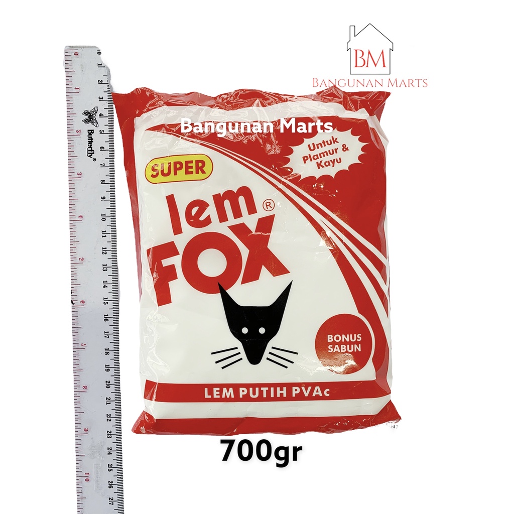 Jual Lem Putih Fox 700 GR | Lem Fox Putih 700 | Lem Putih PVAC 700 ...