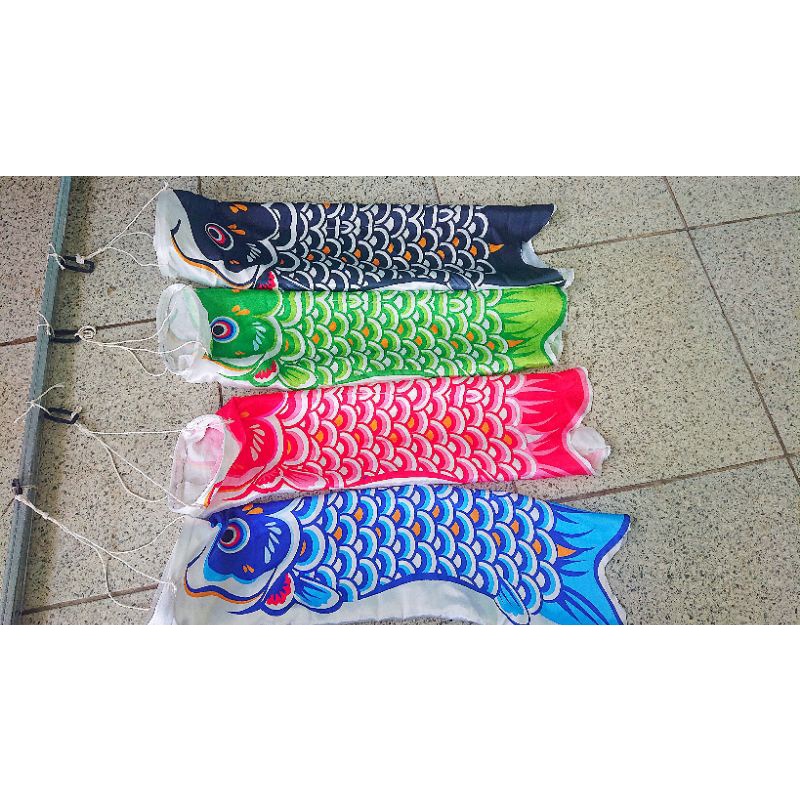 Jual bendera ikan khas jepang kain koinobori carp streamer | Shopee ...