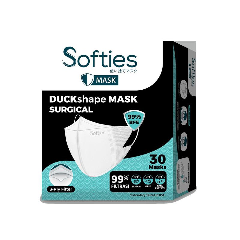 Jual Softies Surgical Mask DuckShape isi 30s | Shopee Indonesia