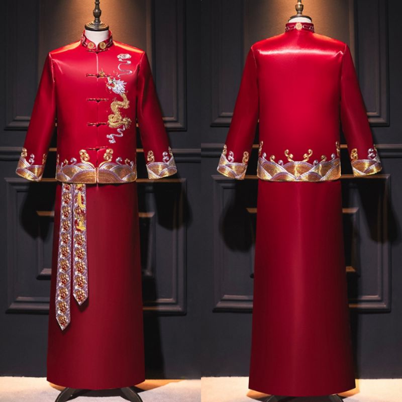 Jual Realpic CHW-132 S-3XL Cheongsam sangjit couple impor gaun sangjit ...