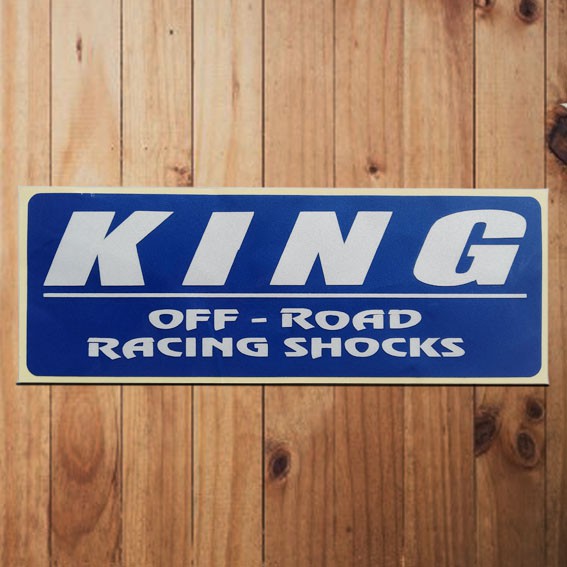 Jual Sticker King Off Road Racing Shocks Blue Logo | Shopee Indonesia