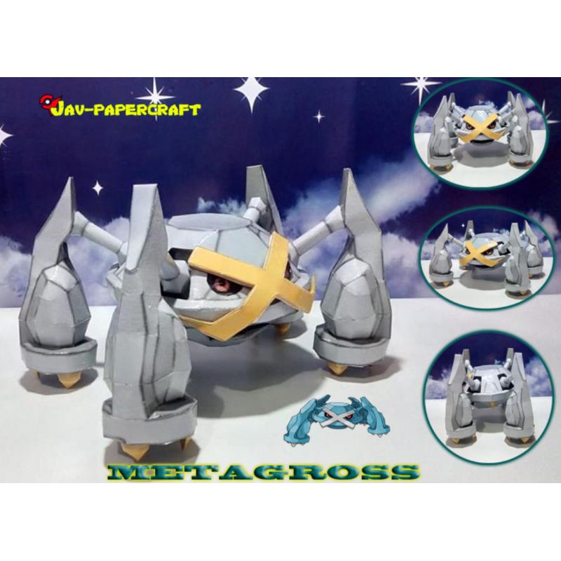 Jual Pokemon Metagross v2 Papercraft | Shopee Indonesia