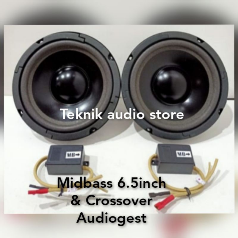 Jual Speaker Midbass Audiogest 6.5inch Plus Crossover | Shopee Indonesia