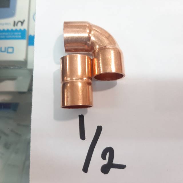 Jual elbow knee pipa tembaga ac 1/2 inch 12,70 mm | Shopee Indonesia