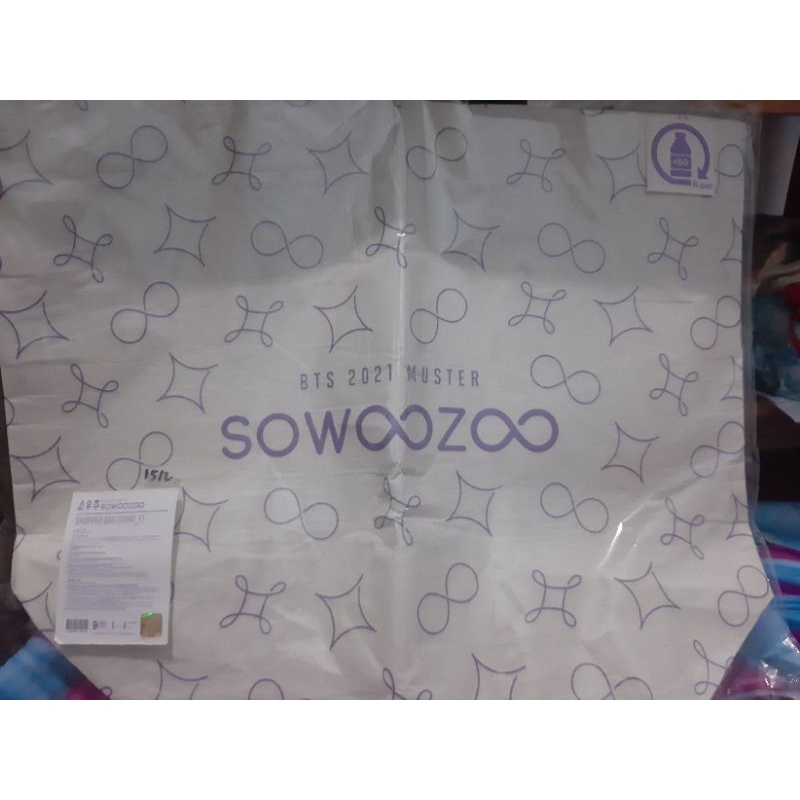 Jual Shopper Bag - ivory - Sowoozoo SWZ BTS Official Merch Weverse ...