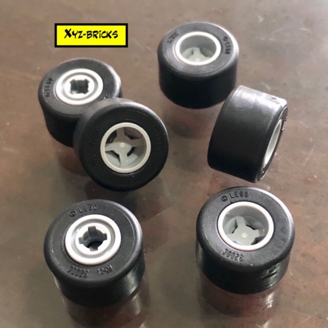 Jual LEGO PARTS 4508215 6011375 - Tyre Normal Wide Dia 14.9x9 Black ...