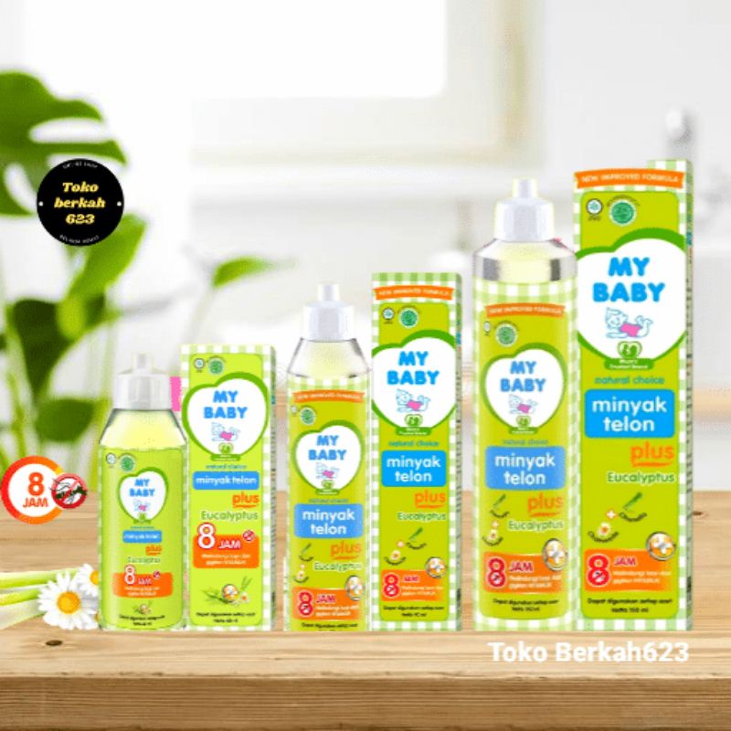Jual MY BABY Minyak Telon Plus 60ml / 90ml / 150ml Anti Nyamuk | Shopee Indonesia