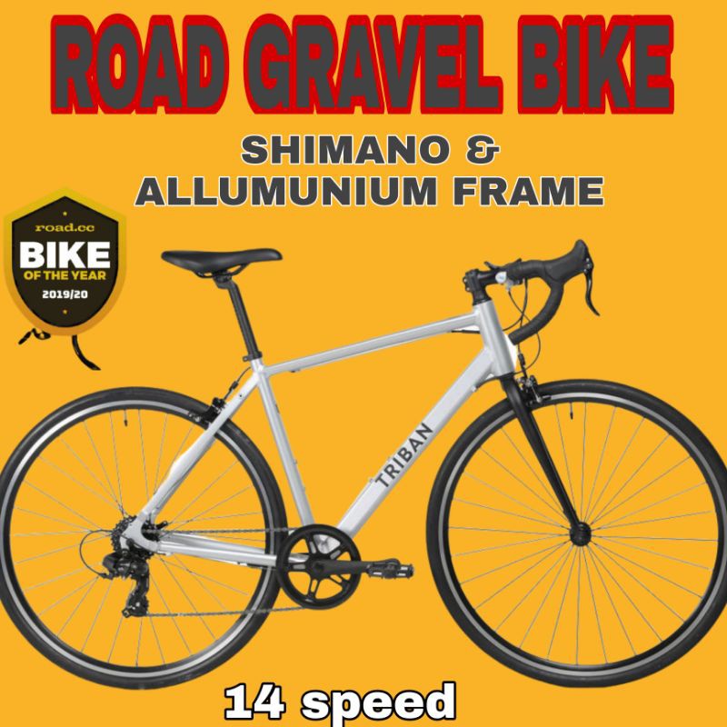 Jual SEPEDA BALAP ROAD ROADBIKE RACE RACING HYBRID GRAVEL BIKE DROPBAR ...