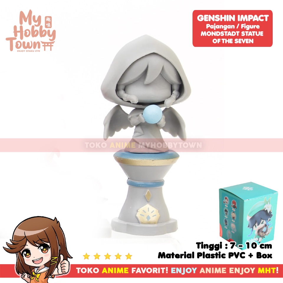 Jual Figure Anime Game Genshin Impact Barbara Dilluc Fischl Kaeya Klee ...