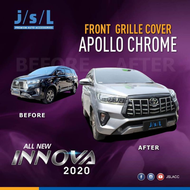 Jual grill all new Innova Reborn 2021 2022 Apollo Style | Shopee Indonesia