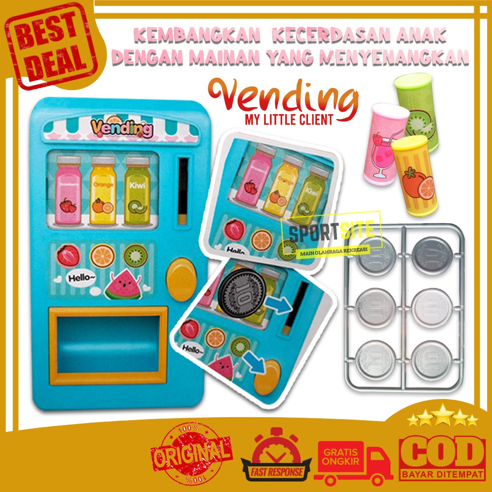 Jual Vending Machine My Little Client Box Drink Mainan Edukasi Anak ...