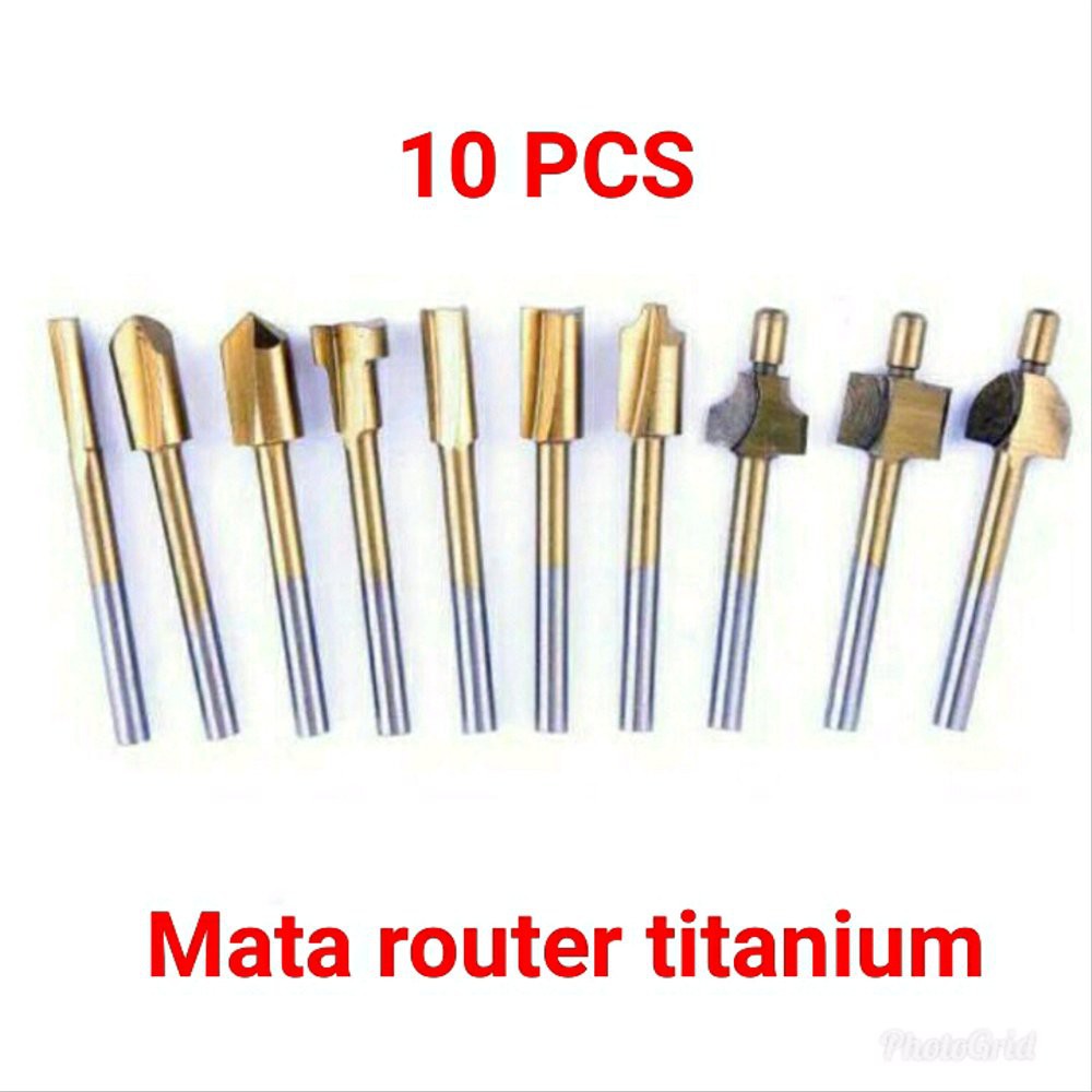 Jual Jual mata bor dremel mata router mata profil kayu HSS ROUTER BIT ...