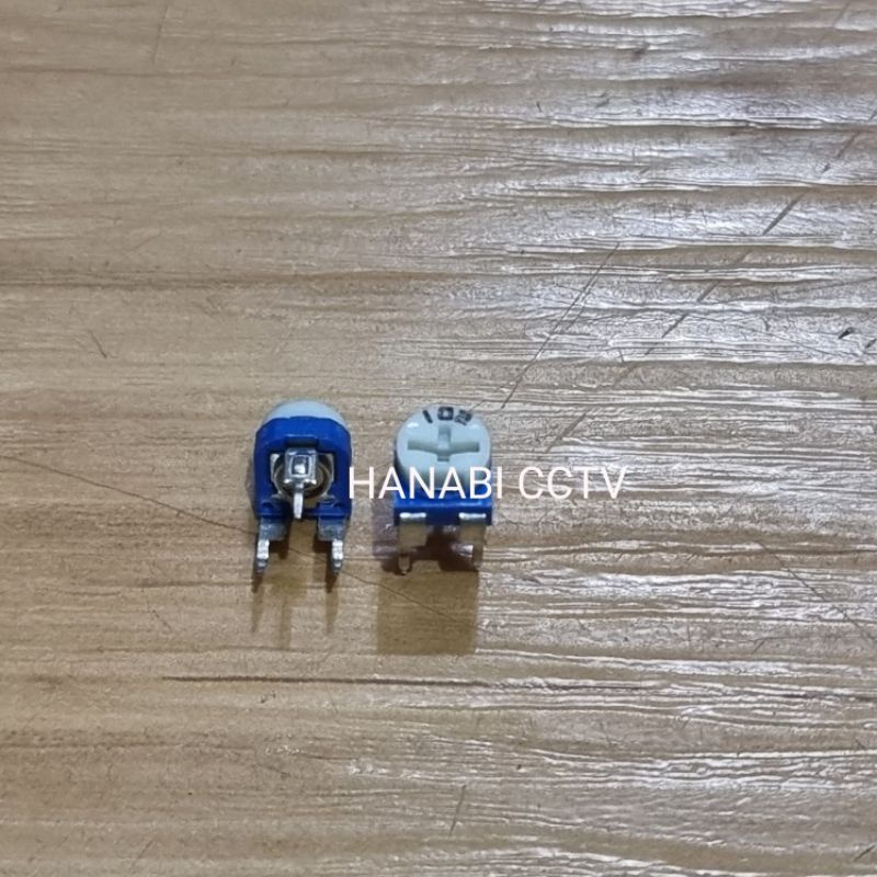 Jual Trimpot 1K ( 102 ) Trimpot Trimmer Variable Vertical Vr Blue ...