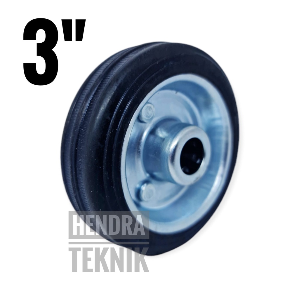 Jual RODA KARET 3" RODA SAJA RODA TROLI 3 INCI RODA TANPA RUMAH 3 INCH ...