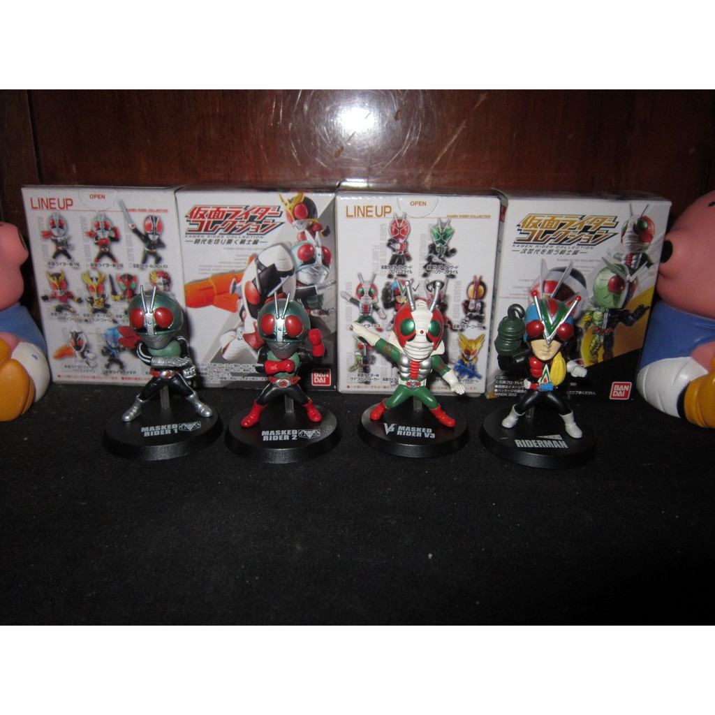 Jual Kamen Rider Collection Figure set 4 ichigo nigo v3 riderman ...