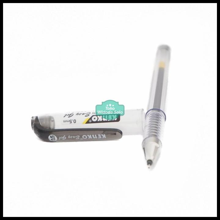 Jual Pulpen Kenko Easy Gel 0,5Mm Hitam Bolpoin Ballpoint 12 Buah | Shopee Indonesia