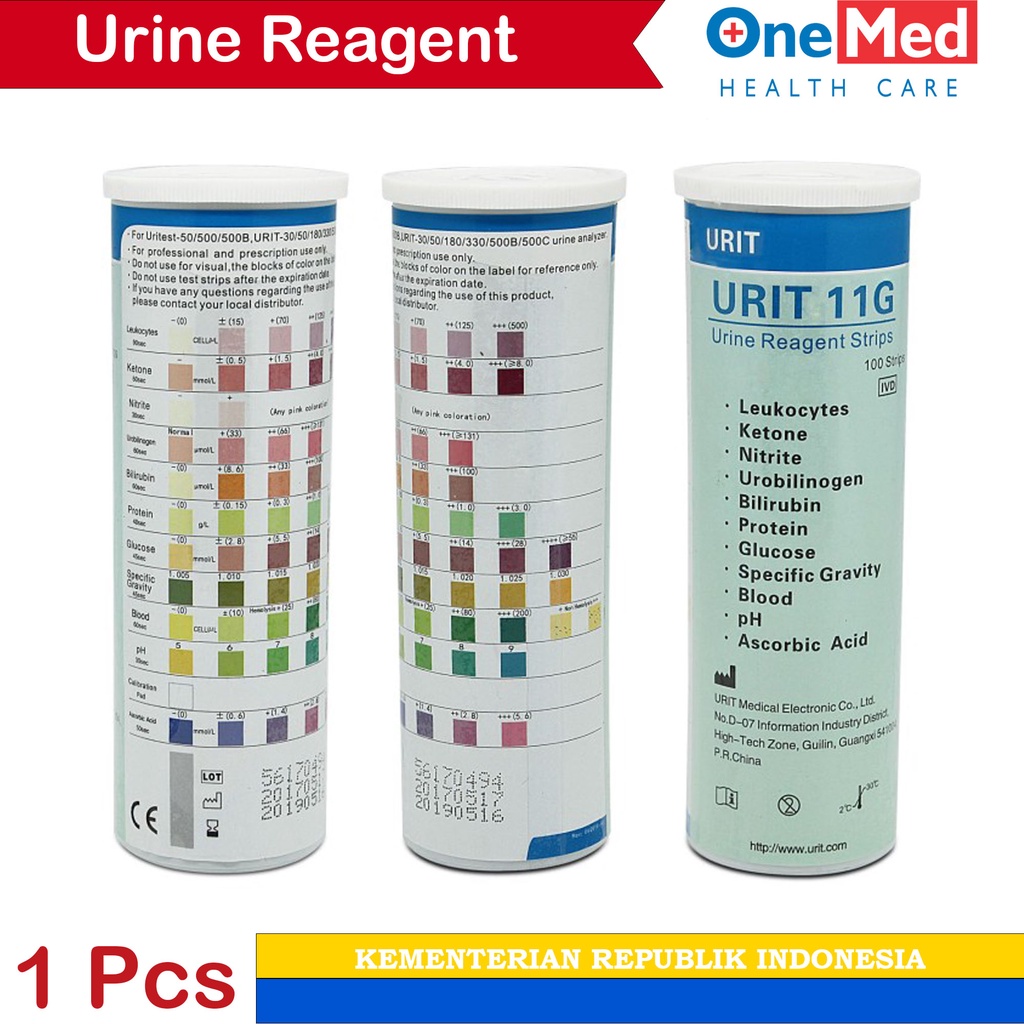Jual Onemed Urine Reagent Strip Urit 11G | Shopee Indonesia