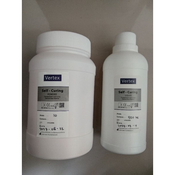 Jual Paket Denture Base Material Powder Self Curing dan Liquid ...