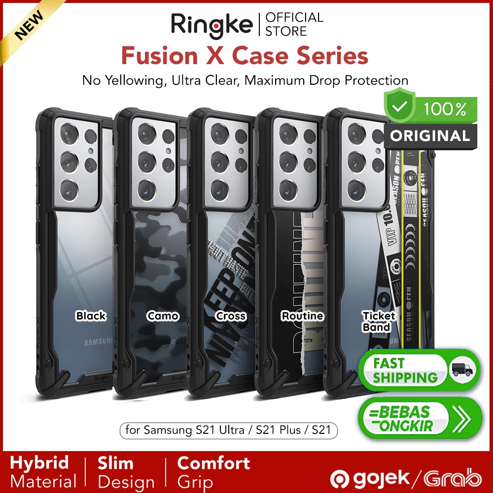 Jual Ringke Case Samsung S21 Plus - Fusion X Casing Premium Original ...