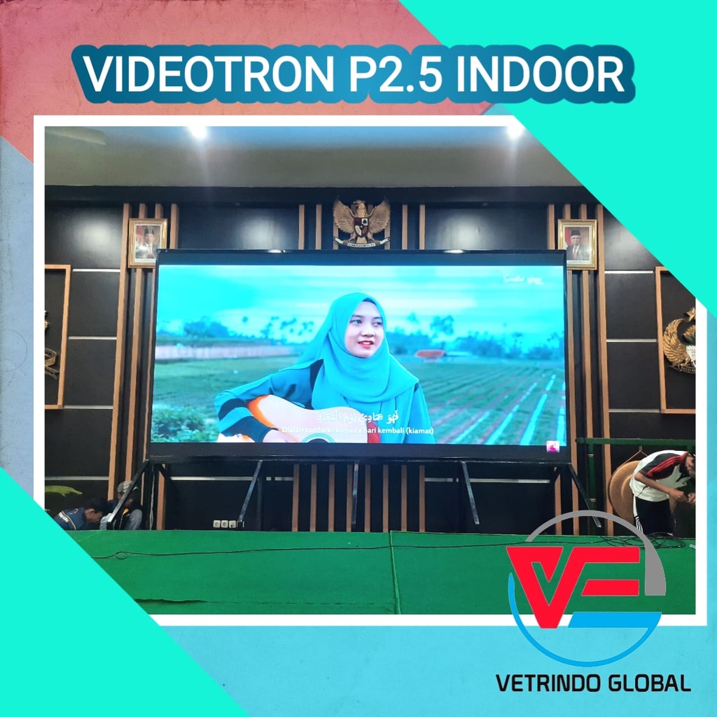 Jual videotron indoor p2.5 tv led jumbo layar monitor led screen m2 ...