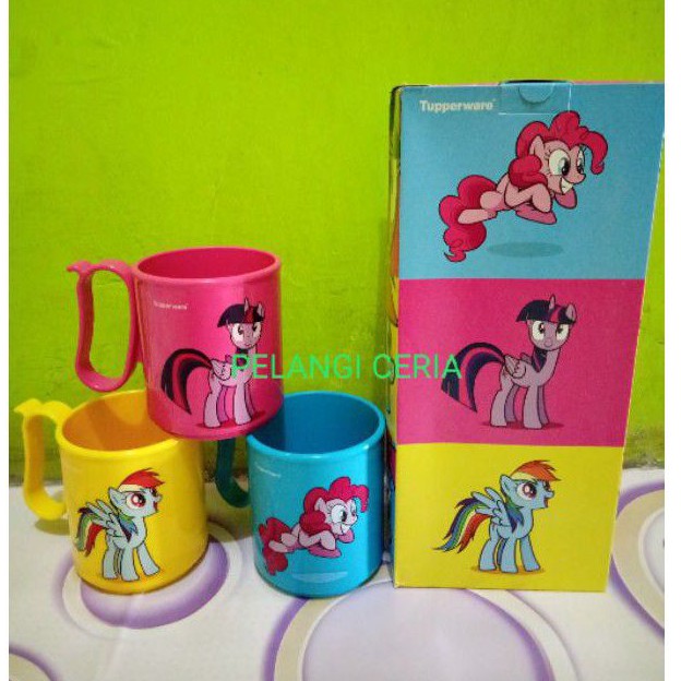 Jual Micro mug pony 350 ml tupperware ( 3 pcs ) | Shopee Indonesia