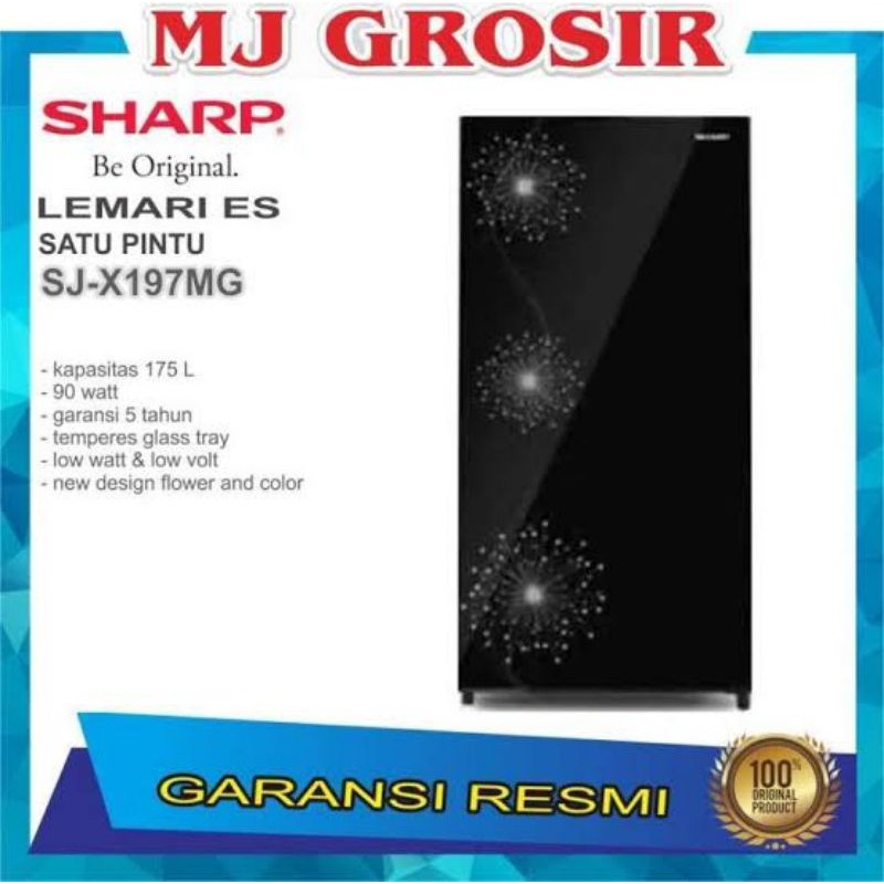 Jual KULKAS SHARP 1 PINTU 197 LITER SJX 197 MG | Shopee Indonesia